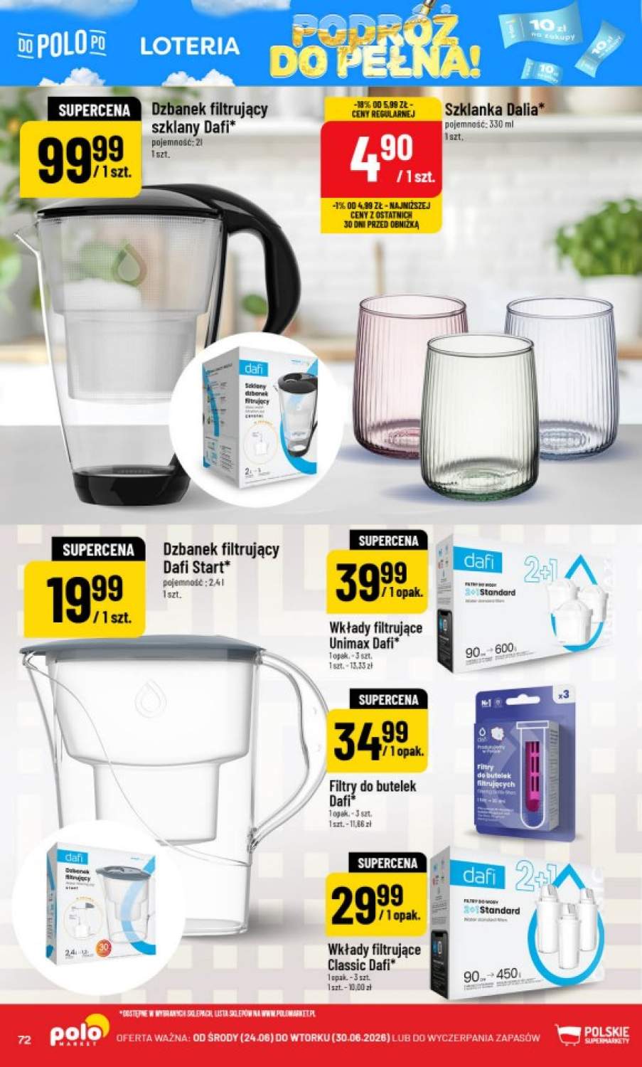 Dzbanek filtrujący Auchan 🔥 promocje czerwiec 2026